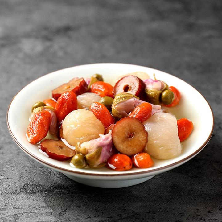 April Tea Nong Red Dates, Longan, Rose, Goji Berry Tea 120g, Four ...