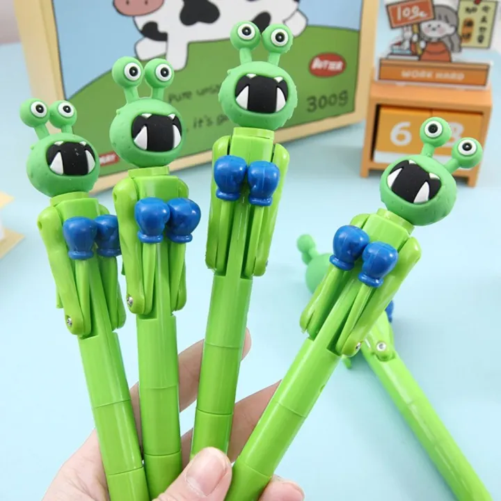 Novel Signature Interactive Boxing Pen Writing .0mm Fun Mechanism Fist ...