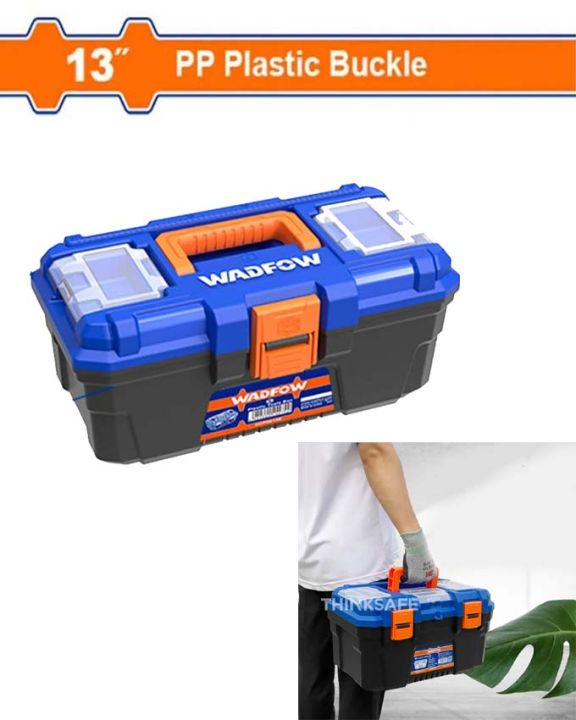 High-Strength Quality Wadfow Plastic Tool Box - 13 inch | Daraz.pk