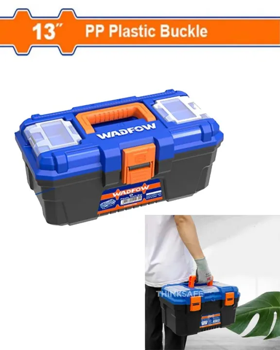 High-Strength Quality Wadfow Plastic Tool Box - 13 inch | Daraz.pk