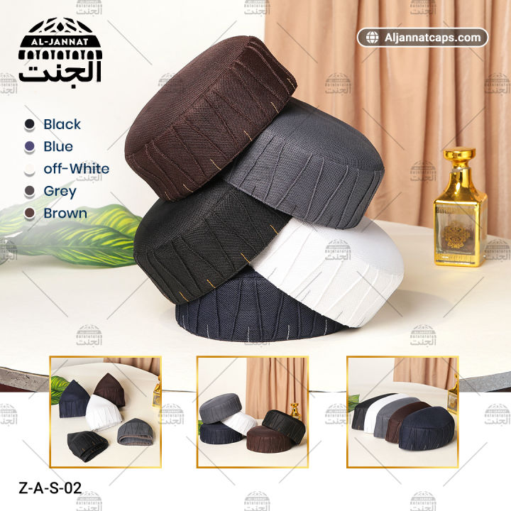 Best Quality Namaz Cap Z-A-S-02 Net Prayer cap For Men Namaz Topi ...