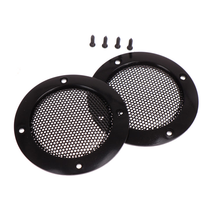 2Pcs 2 Inch Audio Speakers Protective Cover Protective Mesh Net Grilles ...