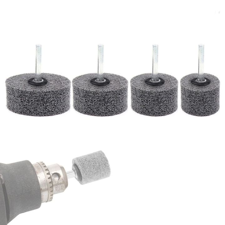 Nylon Fiber /4'' Shank Abrasive Tool Grinding Head For Drill Grinder ...