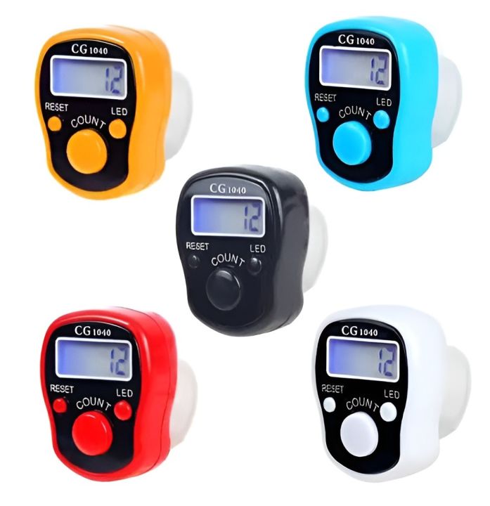 Single Piece Finger Counter Digital Tasbeeh with LED Light / Digital ...