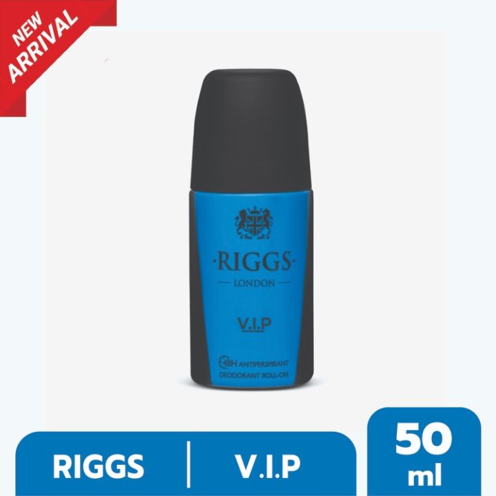Riggs V.I.P Antiperspirant Deodorant Roll on 50 ml | Daraz.pk