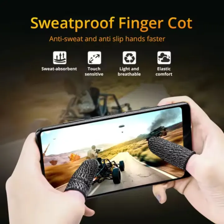 PUBG Gaming Thumb Sleeves Pair | Mobile Game Finger Sleeves for PUBG ...