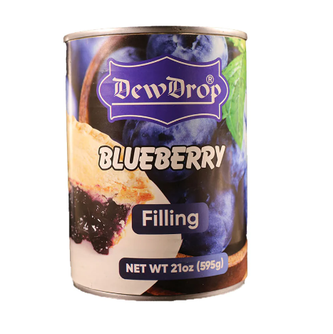 DEW DROP BLUEBERRY TOPPING & FILLING TIN 595 GM | Daraz.pk
