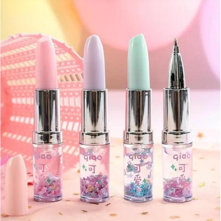 01 Pc Lipstick Gel Pen Girls Creative and Attracive Colorful Cute ...