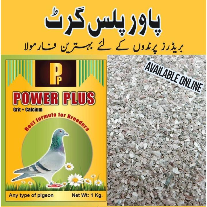 Power Plus (Grit+Calcium) for pigeon and other birds 1kg | Daraz.pk
