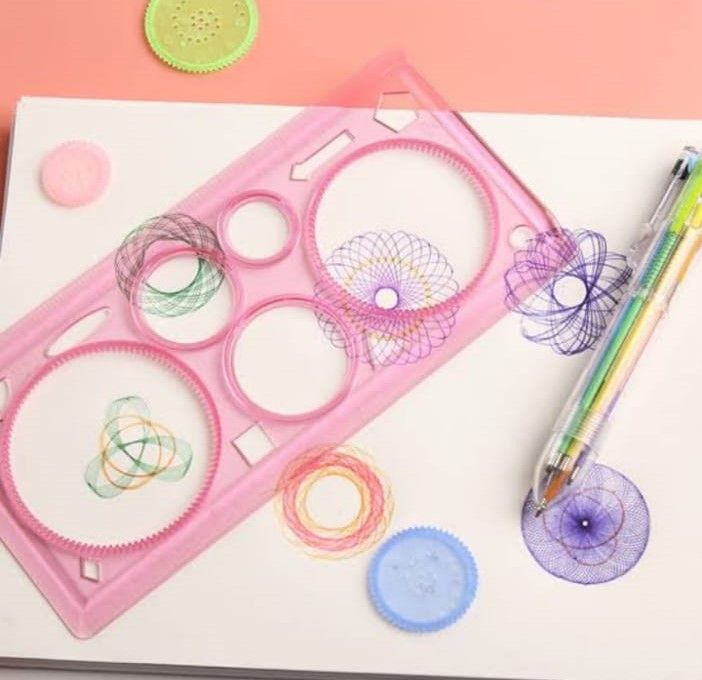 Spirograph geometric scale, Fancy stationary | Daraz.pk