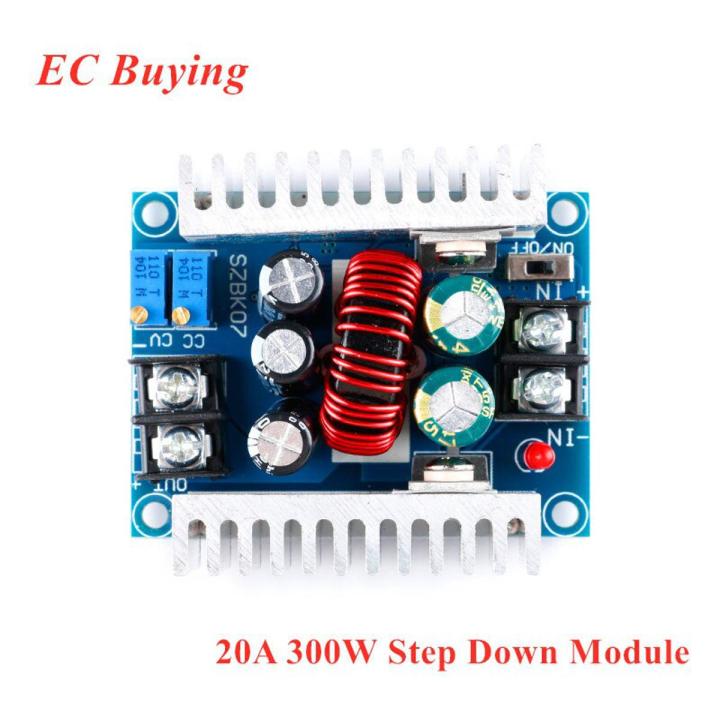 300W 20A DC Buck Module Constant Current Adjustable Step-Down Converter ...