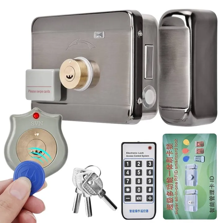 🔐 Electric Motorized Door Lock – RFID Smart Access System | Daraz.pk