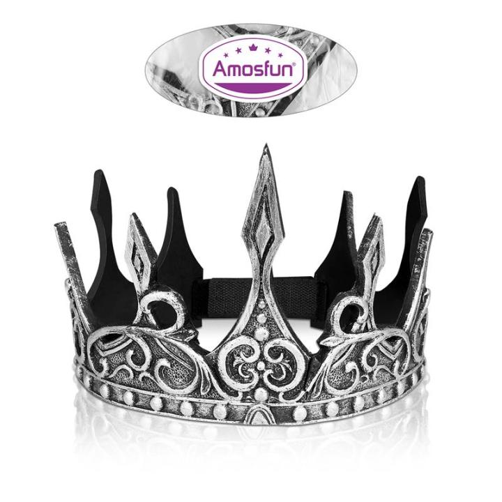 1pc Vintage Style Crown For Kids Crown Prom Men Crown Halloween Cosplay ...