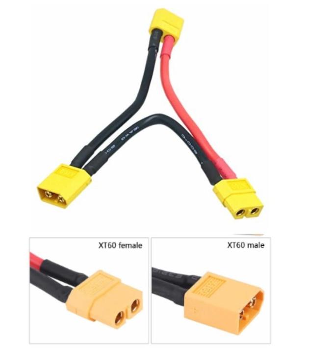 XT60 Series Battery Connector Cable delta Extension Splitter | Daraz.pk