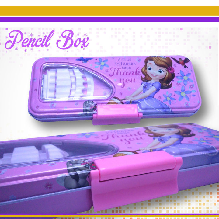 Metal Pencil Box School Box Metal Stationery Box -Pencil Box- Pencil ...
