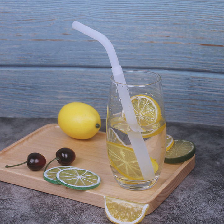 Reusable Silicone Straw Outdoor Portable Foldable Drinking Straw With ...