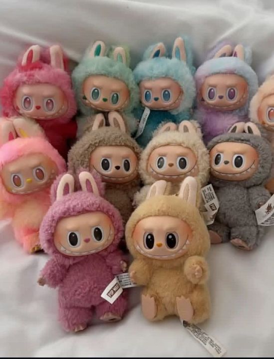 RN LABUBU Plush Toy,LABUBU Doll Set Vinyl Plush Hanging Card Blind Box ...