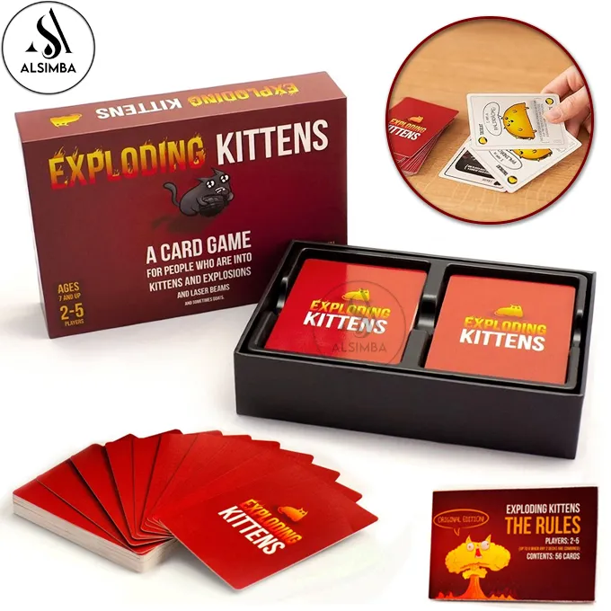 Exploded Meaning Exploding Kittens Good Vs Evil Card Game English