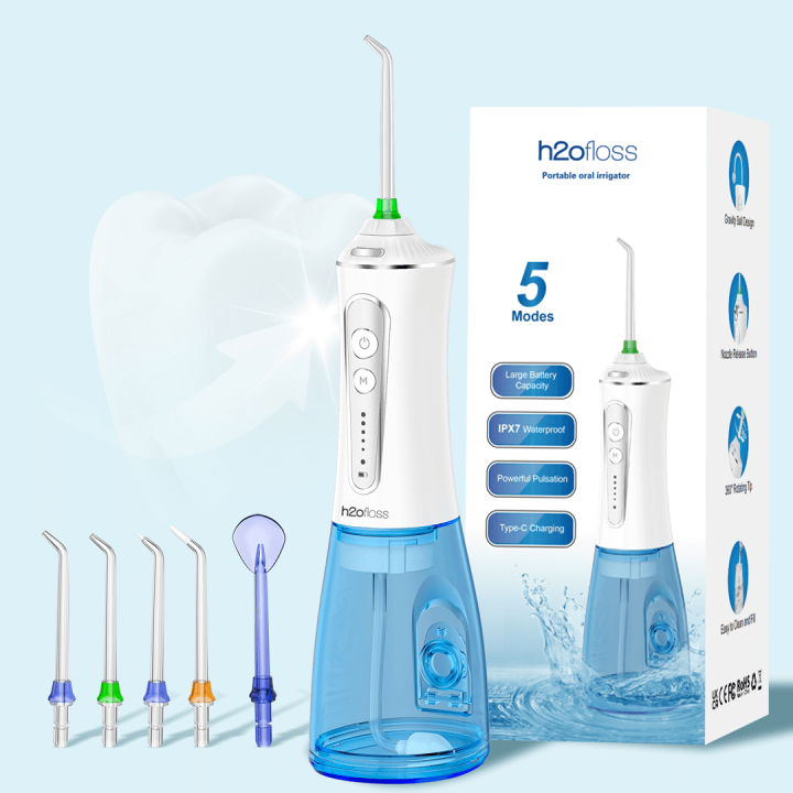 H2ofloss Water Flosser Professional Cordless Dental Oral Irrigator ...