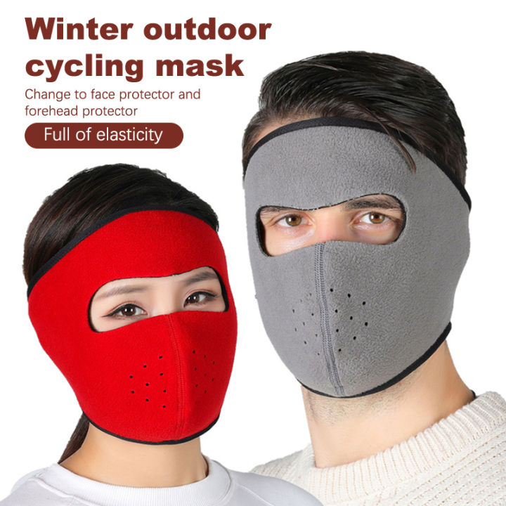 Winter Outdoor Face Shield Forehead Protector Mask Riding Warm Cold ...