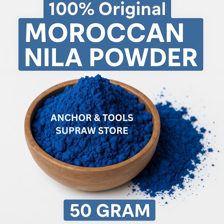 100% Original Moroccan Nila Powder 50g – Skin Whitening & Body Detox ...