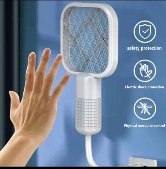Portable Handheld Electric Bug Zapper for Bedroom Outdoor Insect Fly ...