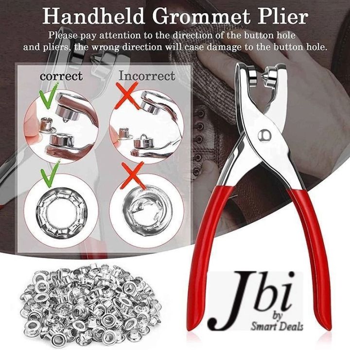 *jBi Gadget* *Metal* Snaps Buttons Pliers Set Snap Fasteners Ki Tool ...
