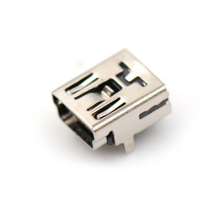 10Pcs Mini USB Female 5 Pin Type B Right Angle PCB Socket Connector 2 ...