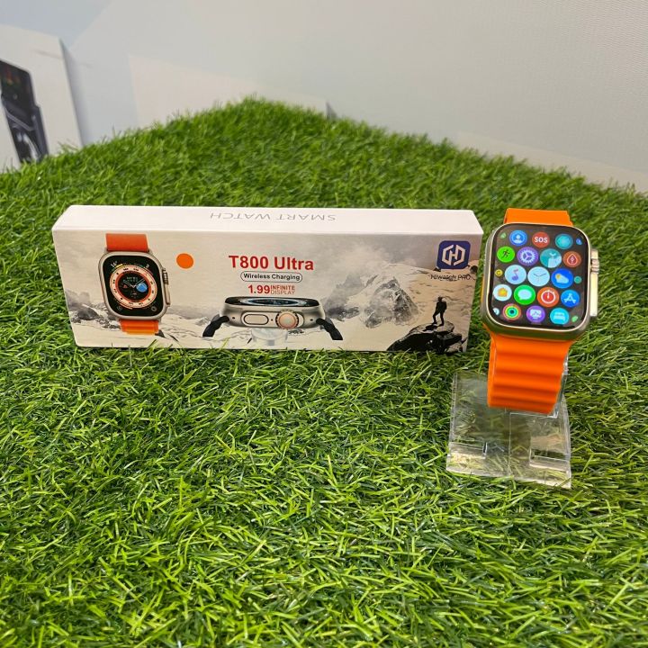 T800 Ultra Smart Watch Series 8 | 49 mm | 1.99" Display | Ocean Strap ...
