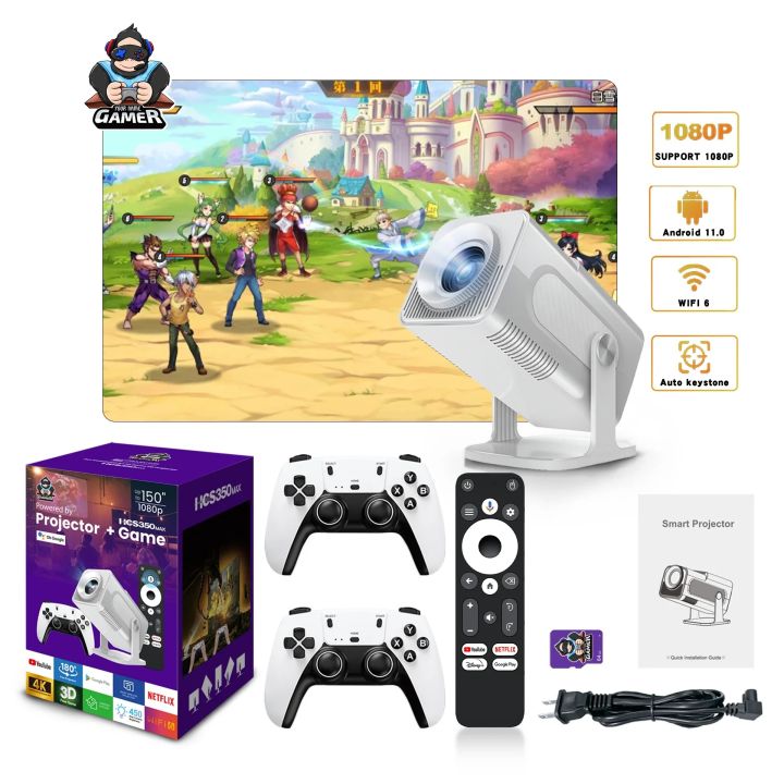 Smart 4K Ultra HD LED Projector HCS350 Max | Android 11 OS | Allwinner ...