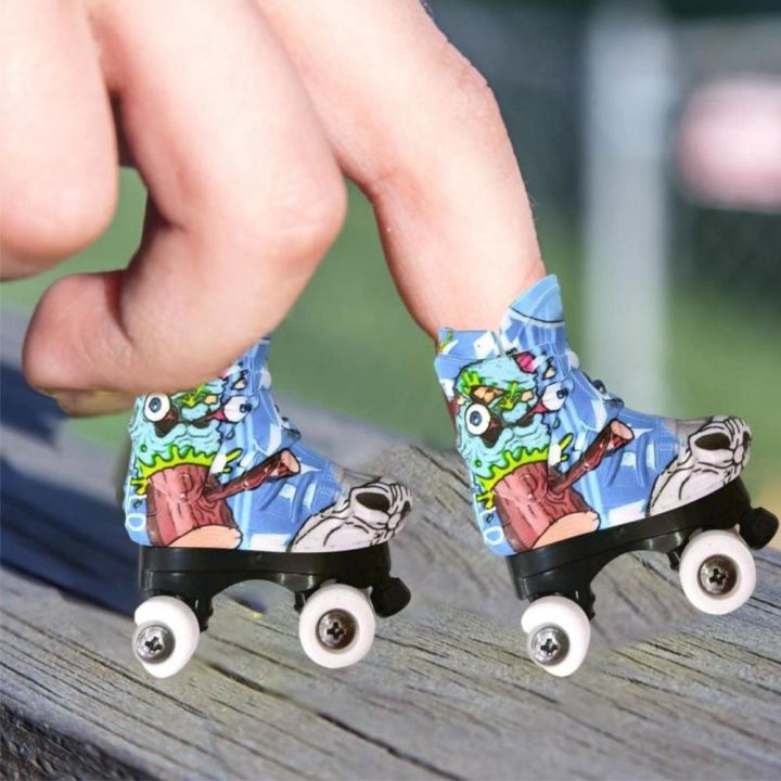 Parent-child Mini Roller Skates Toy Sneakers Sports Cute Skate Board ...