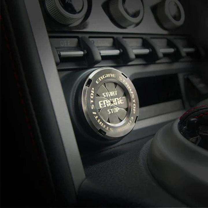 Universal Start Engine Stop Push Start Engine Cover Spin Push Start ...