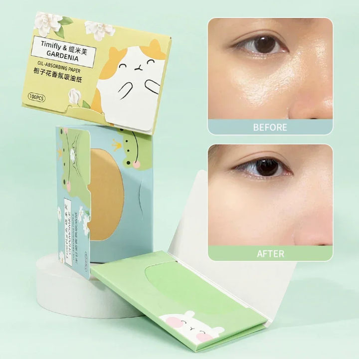 Oil Absorbing Paper Tissue Makeup Cleansing Oil Blotting Sheet Face ...