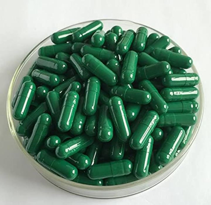 Empty Capsule Shells Powder & Herb Filling 0.5 mg Green Colour | Daraz.pk