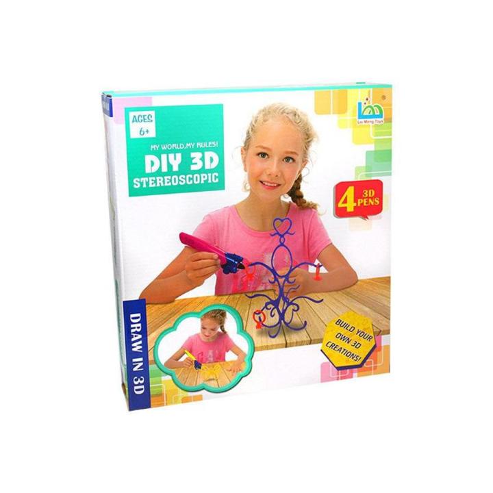 3D Doodler Magic Drawing - 4 Pens | Daraz.pk