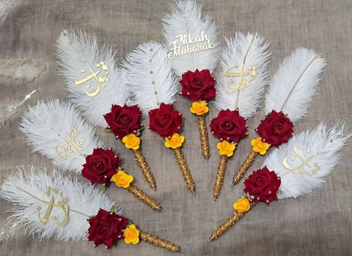 Nikah Pen with name. Nikah Pencil With Name customised Nikkah pens with ...