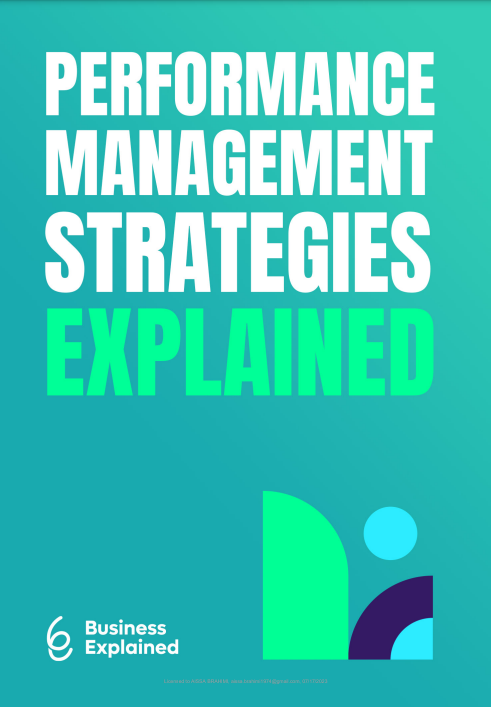 Performance Management Strategies EXPLAINED Book In English ...