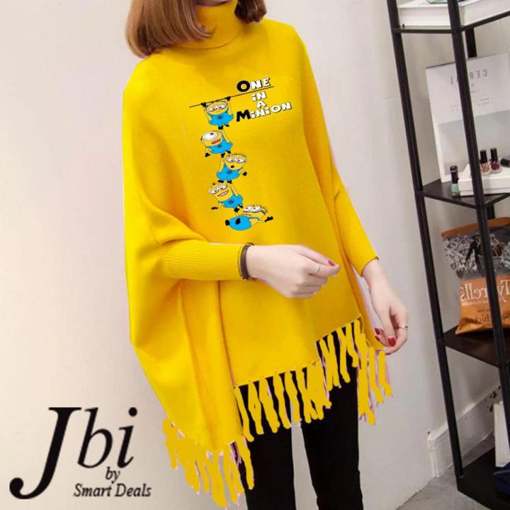 One In A Minion Woman's Poncho Printed Poncho Girls Winter Fleece ...