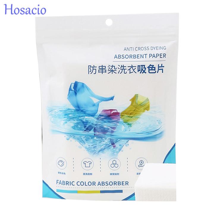 Hosacio Dye Trapping Sheet Fragrance Free Wash Dark Clothes Color ...