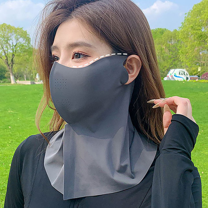 Unisex UV Protection Outdoor Neck Wrap Cover Sports Sun Proof Bib Ice ...