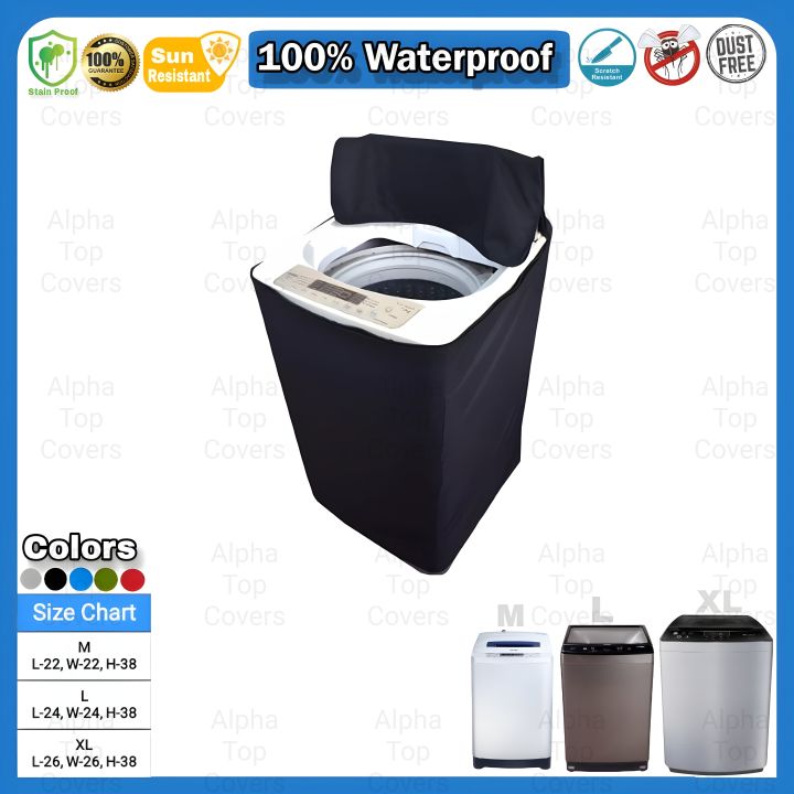 Washing Machine Cover By ALPHA 7kg 7.5kg 8kg 8.5kg 9kg 9.5 10kg 10.5kg ...