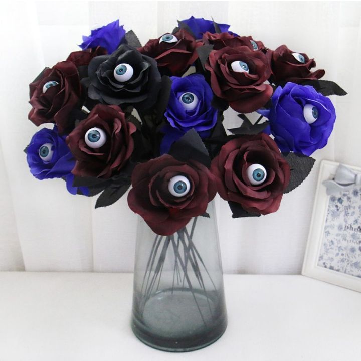 Creative With Eyeball Halloween Eyeball Rose Simulation Handmade ...