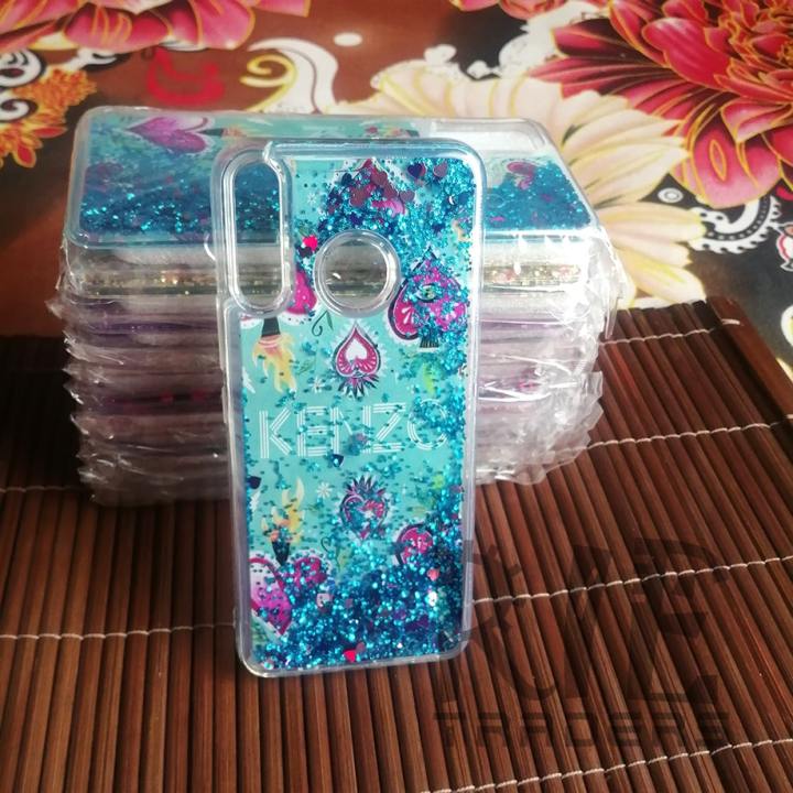 Tecno Spark 4 Luxury Liquid Floating Sparkle Glitter Quicksand Cover ...