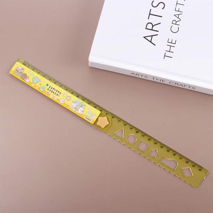 School Supplies Multifunction 30CM Animal Students Cute Folding Ruler ...