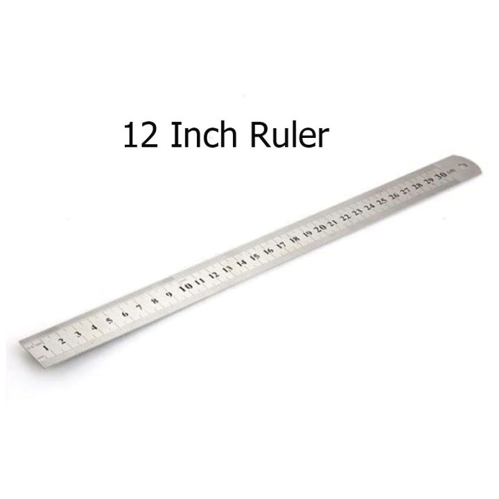 Imported 12 Inch Stainless Steel Scale/ 12 inch Engraved Printing Ruler ...