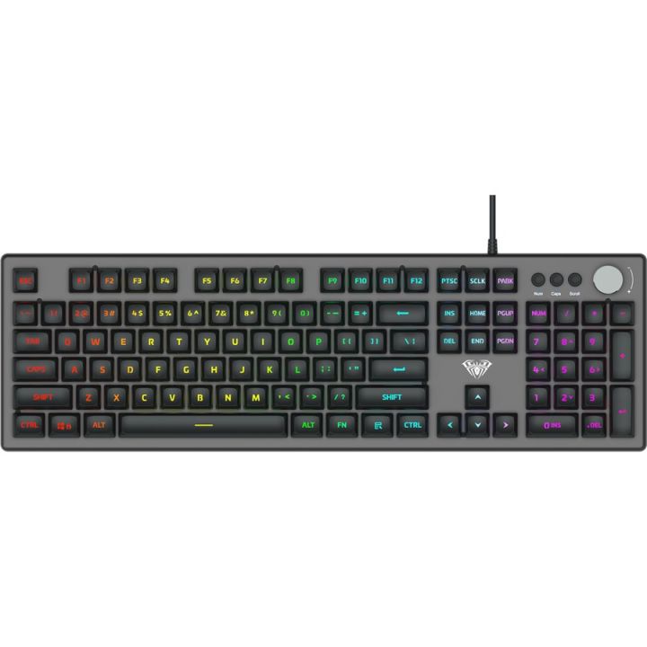 AULA F2028 RGB Backlight LED Gaming Keyboard | Daraz.pk
