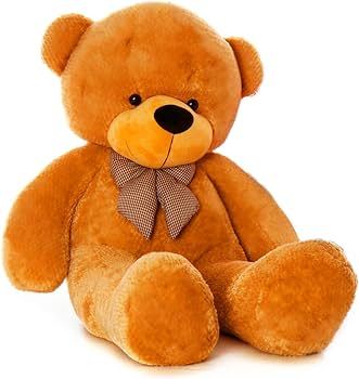 Child-Friendly Cute Teddy Bear for Girls Size 4Feet Soft Stuffed Soft ...