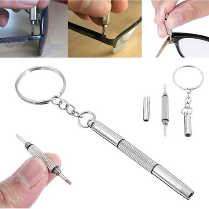 Multi-Function 3 in 1 Micro Screw Driver Keychain | Daraz.pk