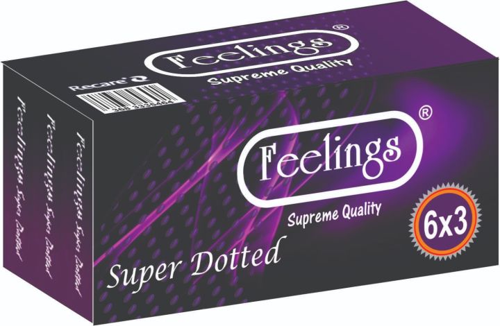 Feelings Super Dotted 3s Dispenser | Daraz.pk