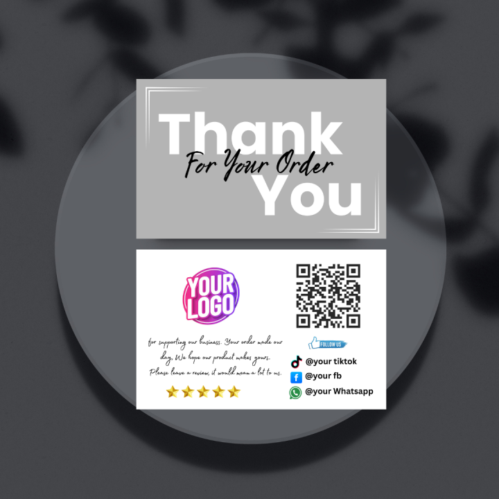 Online Shop card - Customize Card - Small Business Card - Online ...